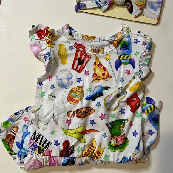little snuggles | Dresses | Colorful Disney Inspired Bamboo Print ...